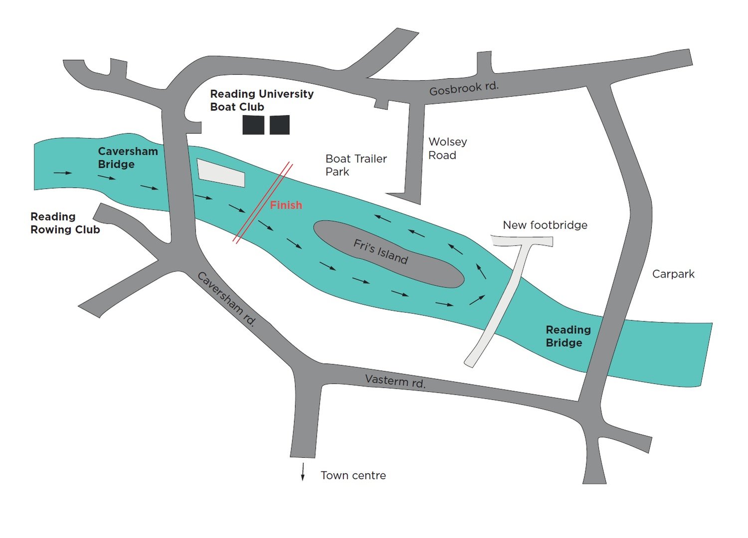 Race maps — Reading University Boat Club