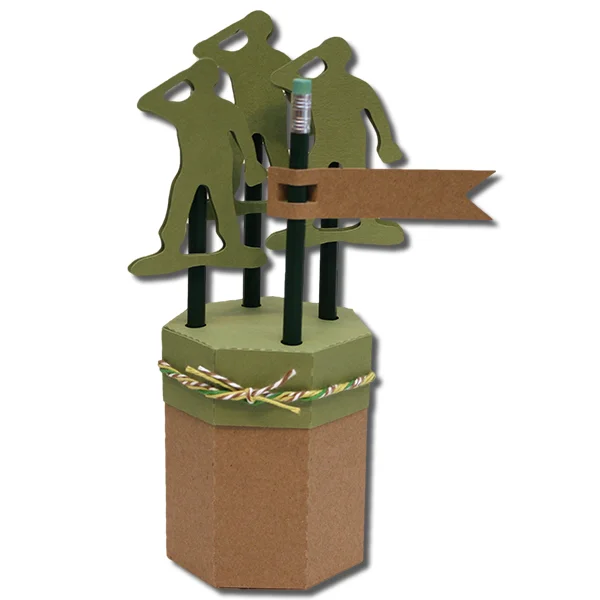 JLD-Decorative Scallop Sticky Note Holder with Pen — JamieandJenn.com