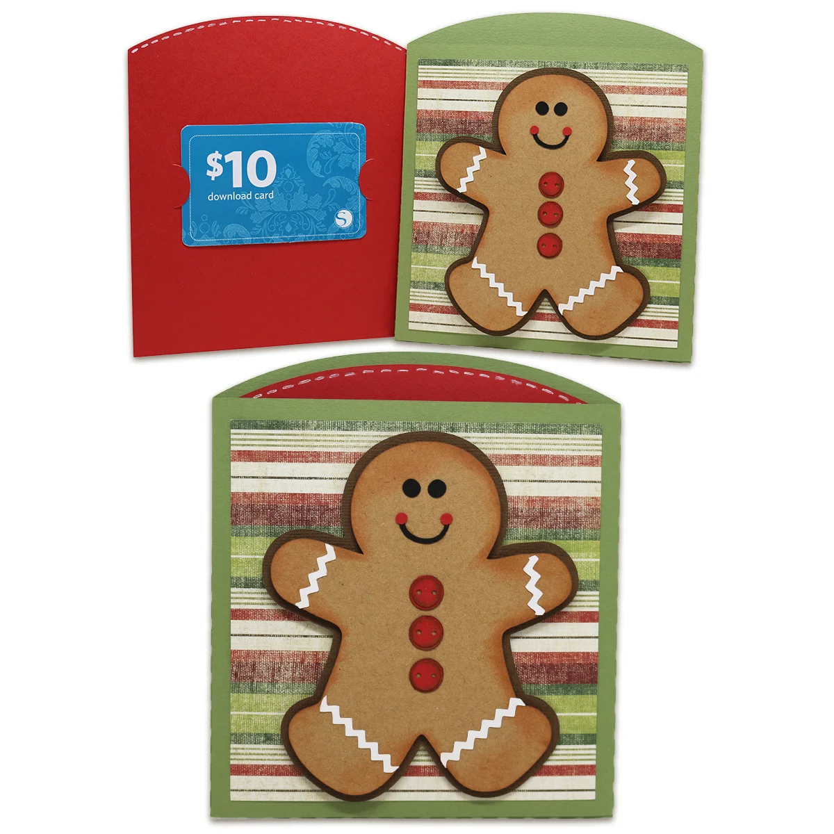 JLD-Gingerbread Gift Card Holder — JamieandJenn.com