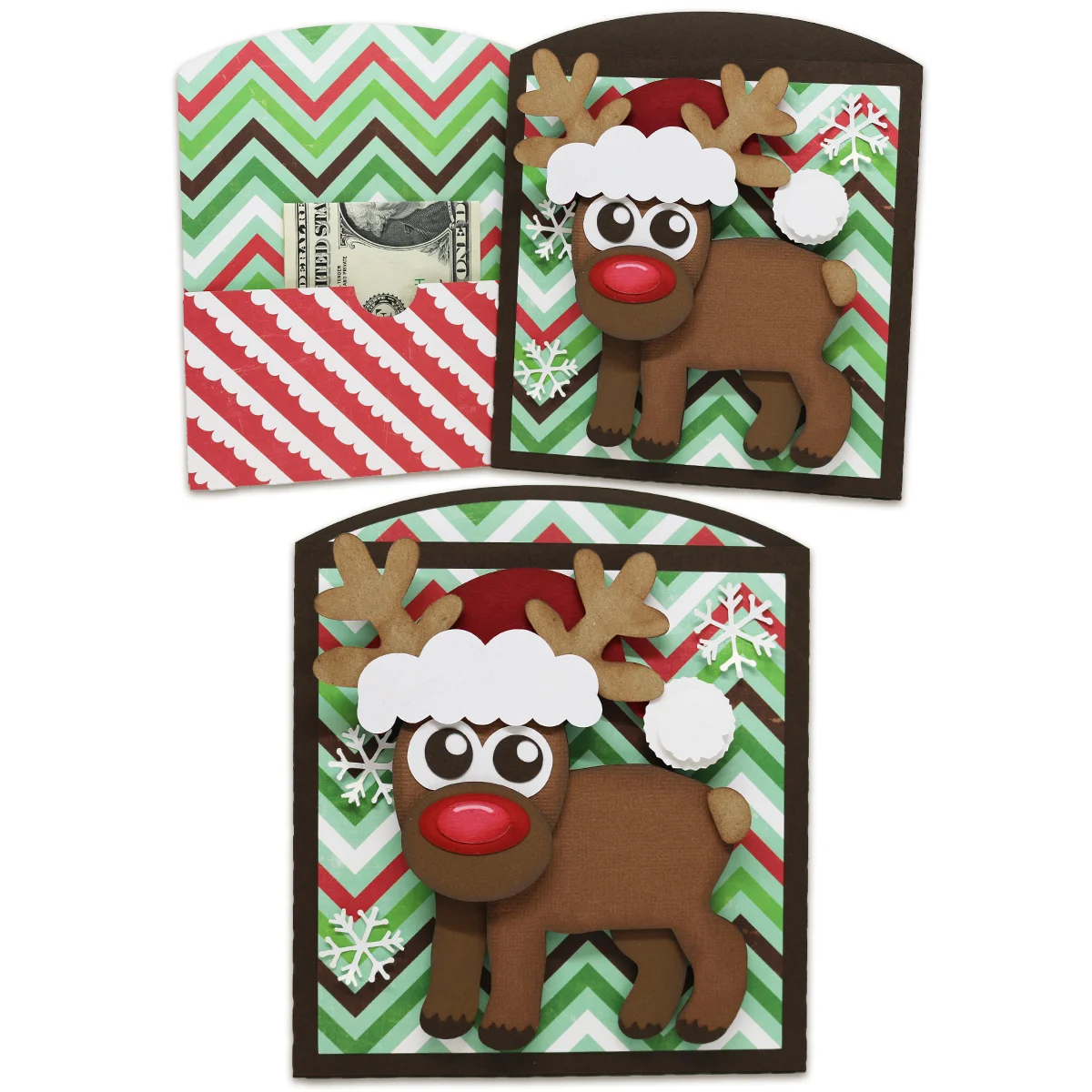 JLD-Reindeer Money/Gift Card Envelope — JamieandJenn.com