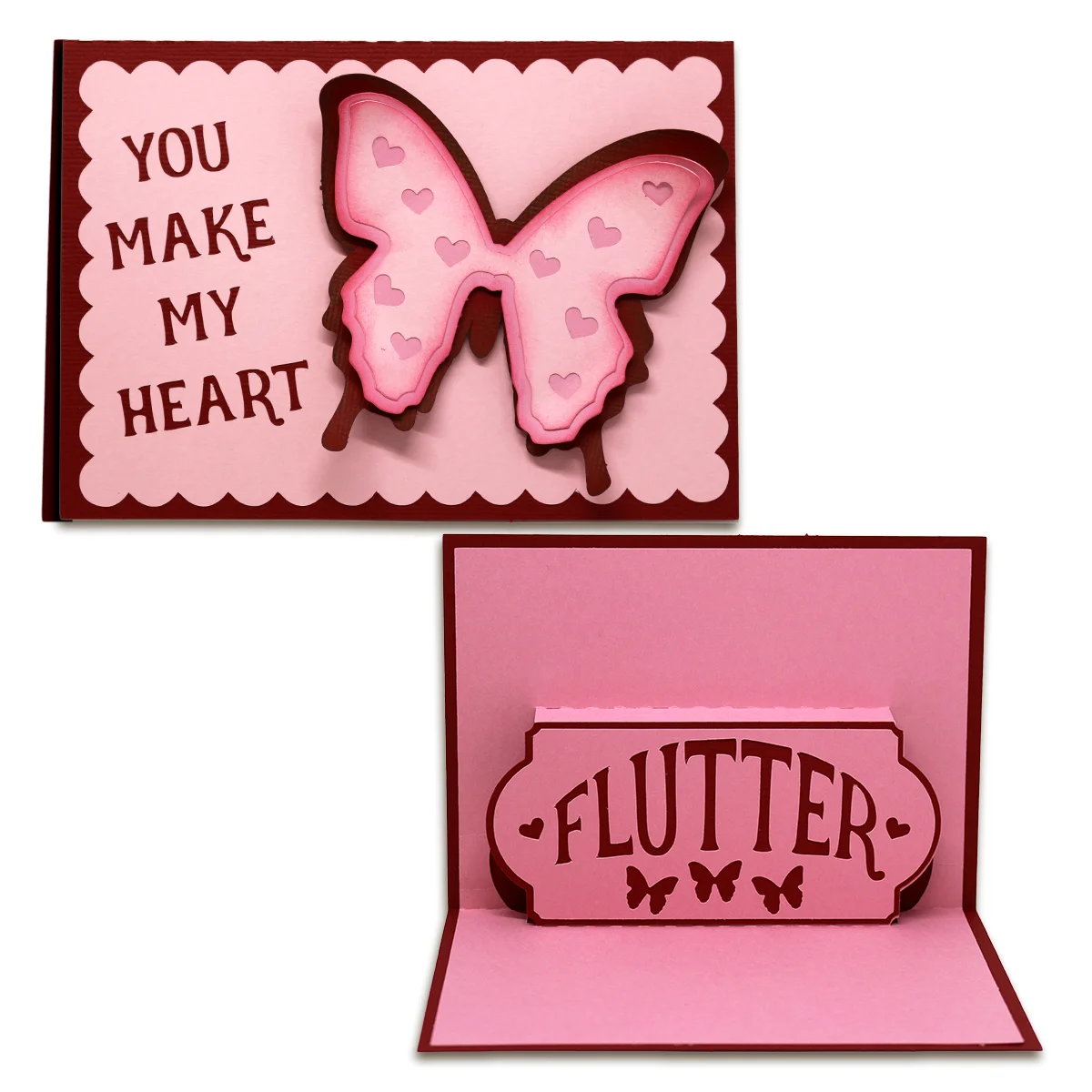 JLD-Heart Flutter Pop-Up Card — JamieandJenn.com