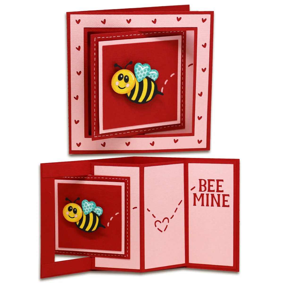 JLD-Bee Mine Window Lever Card — JamieandJenn.com