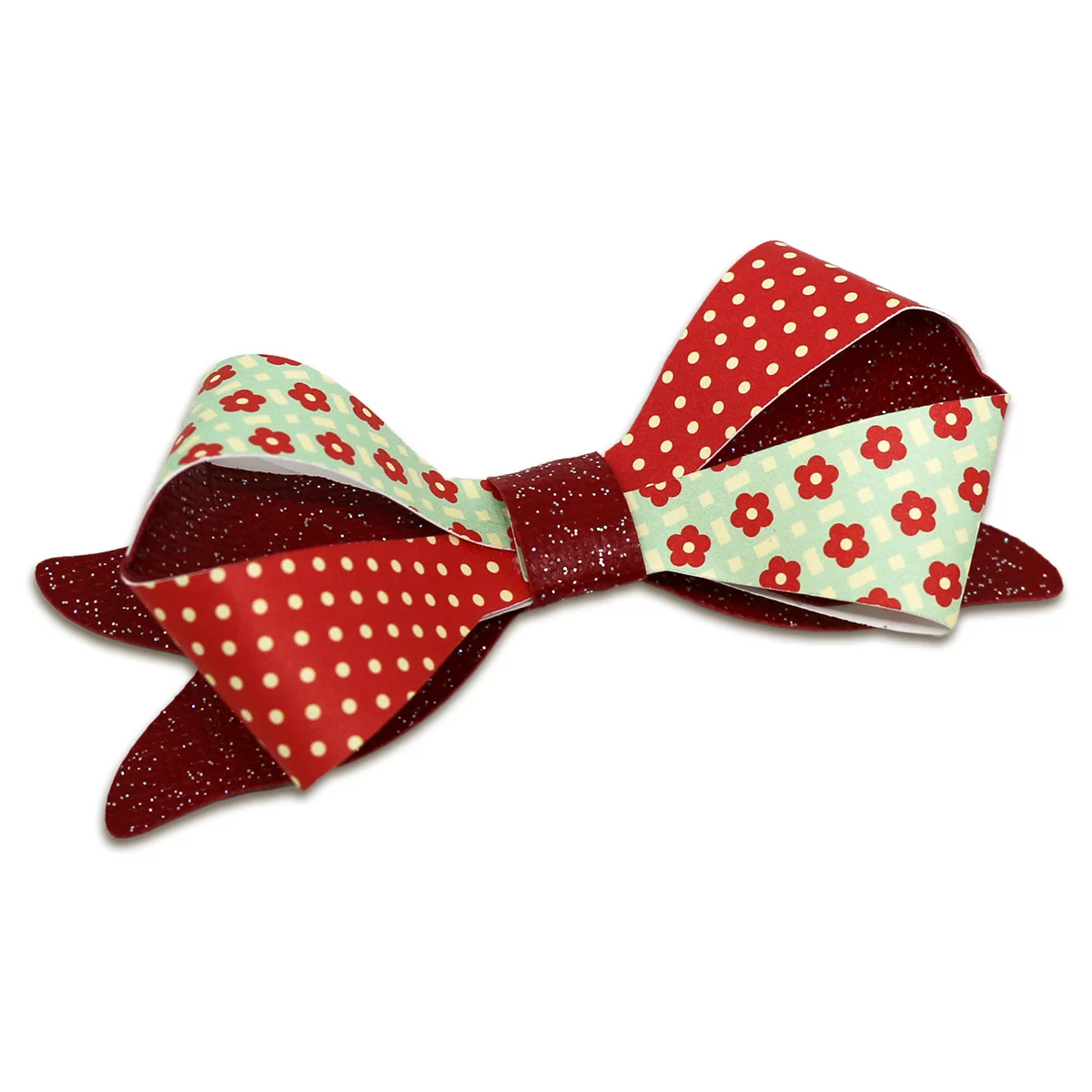 JLD-Two Toned Fold Over Bow — JamieandJenn.com