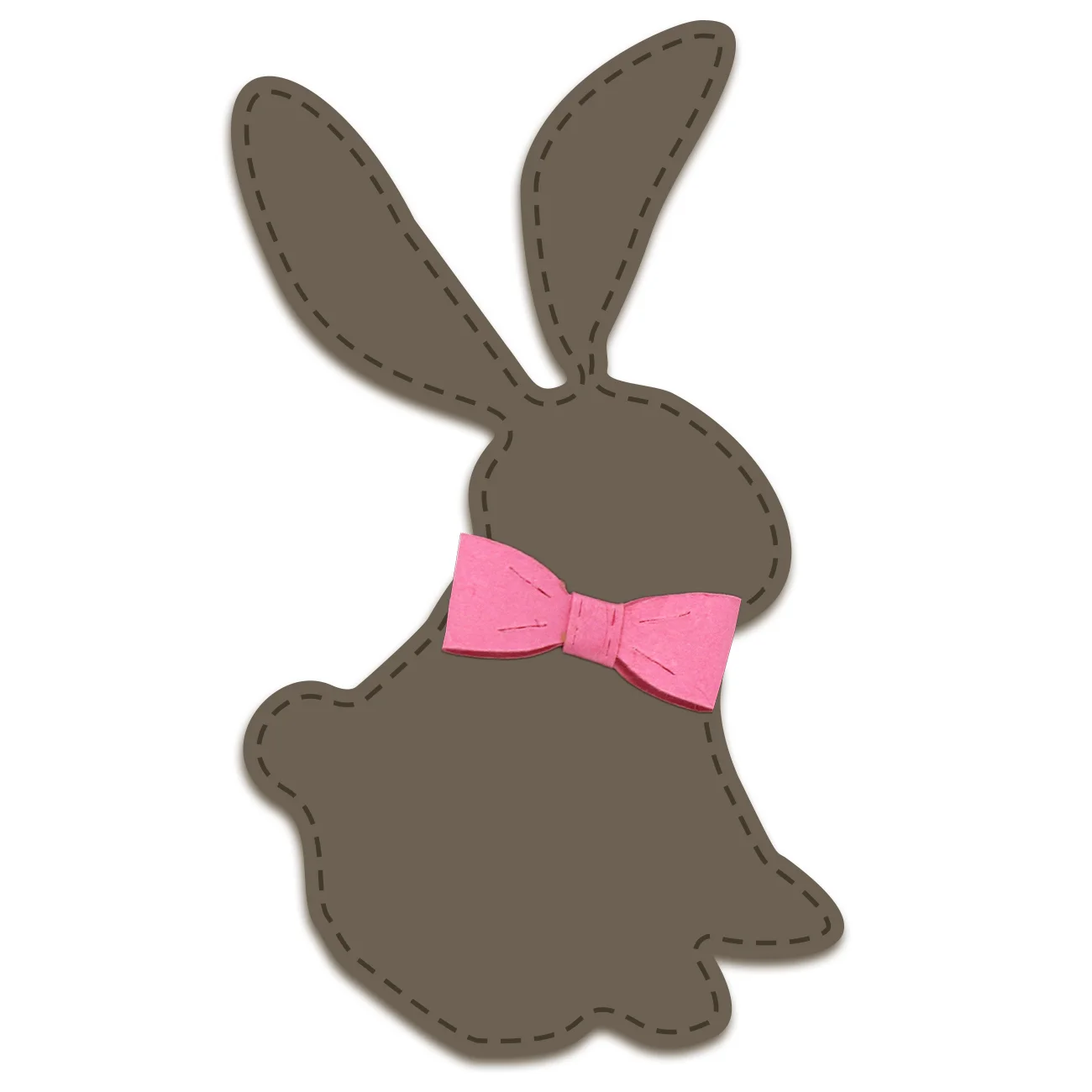JLD-Stitched Bunny with 3D Bow — JamieandJenn.com