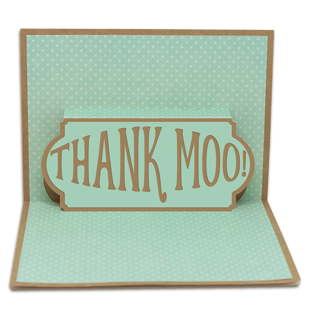 JLD-A2 Thank Moo Pop-Up Card — JamieandJenn.com