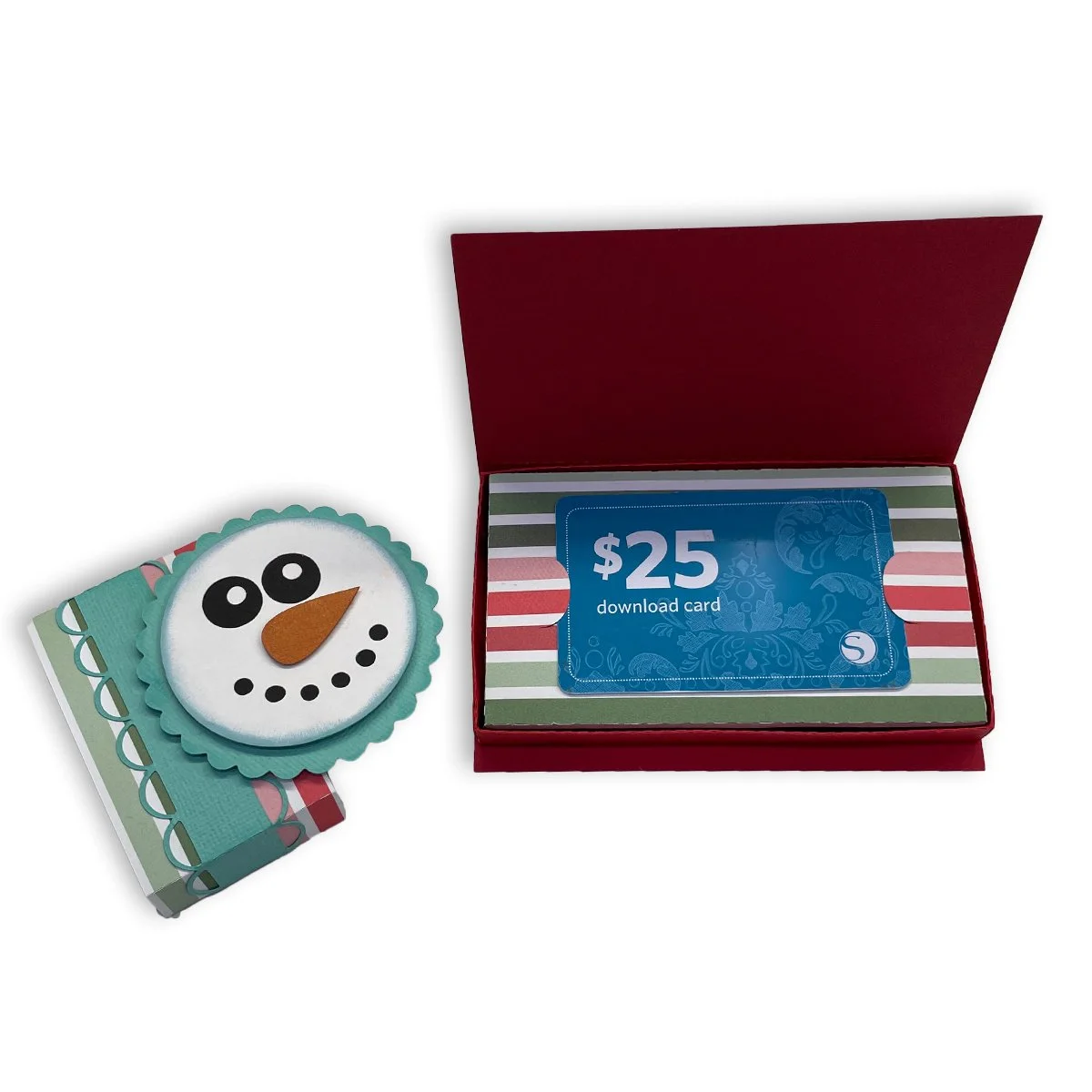 JLD-Snowman Gift Card Box — JamieandJenn.com