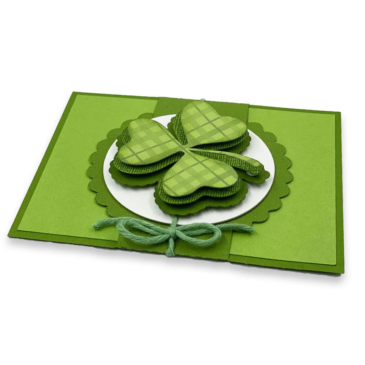 JLD-Fancy Fold Shamrock Card — JamieandJenn.com