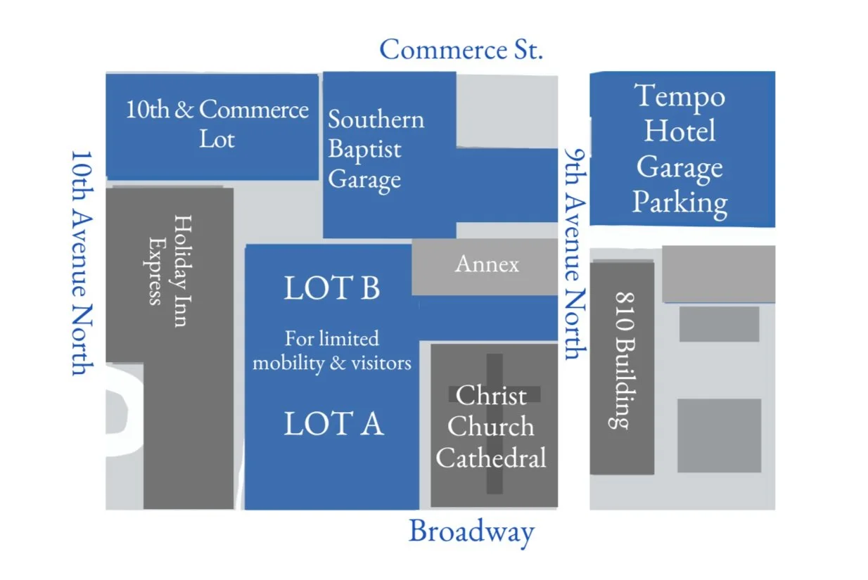 Contact, Location, & Parking — Christ Church Cathedral