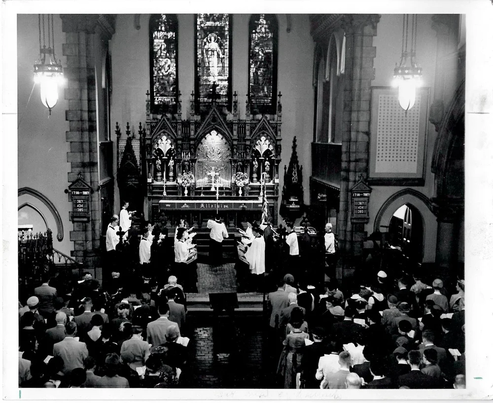 Segregation and Stained Glass in the New Christ Church, ca. 1890 ...