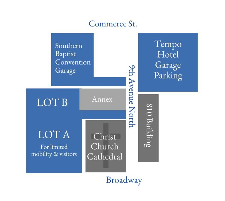 Contact, Location, & Parking — Christ Church Cathedral