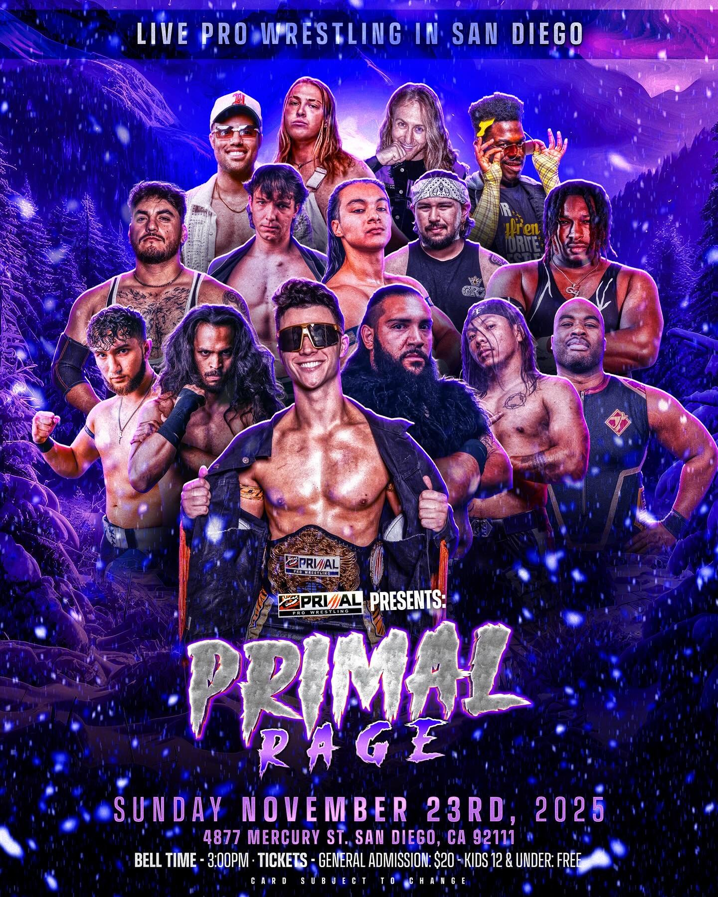 Primal Pro Wrestling presents Primal Rage — Indy Dependent