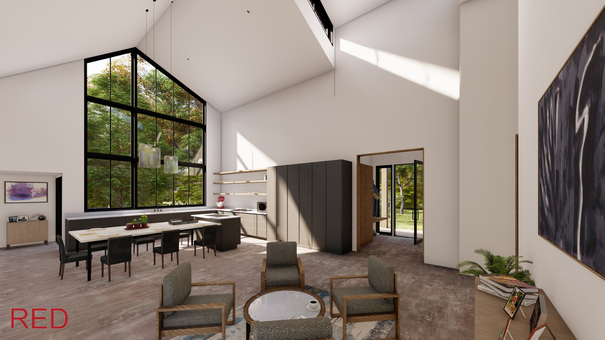 RAYBURN | RED | Aspen Architectural + Interior Design