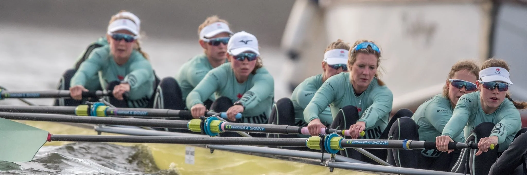 Alum Lily Lindsay strokes the Cambridge Eight to a win over Oxford ...