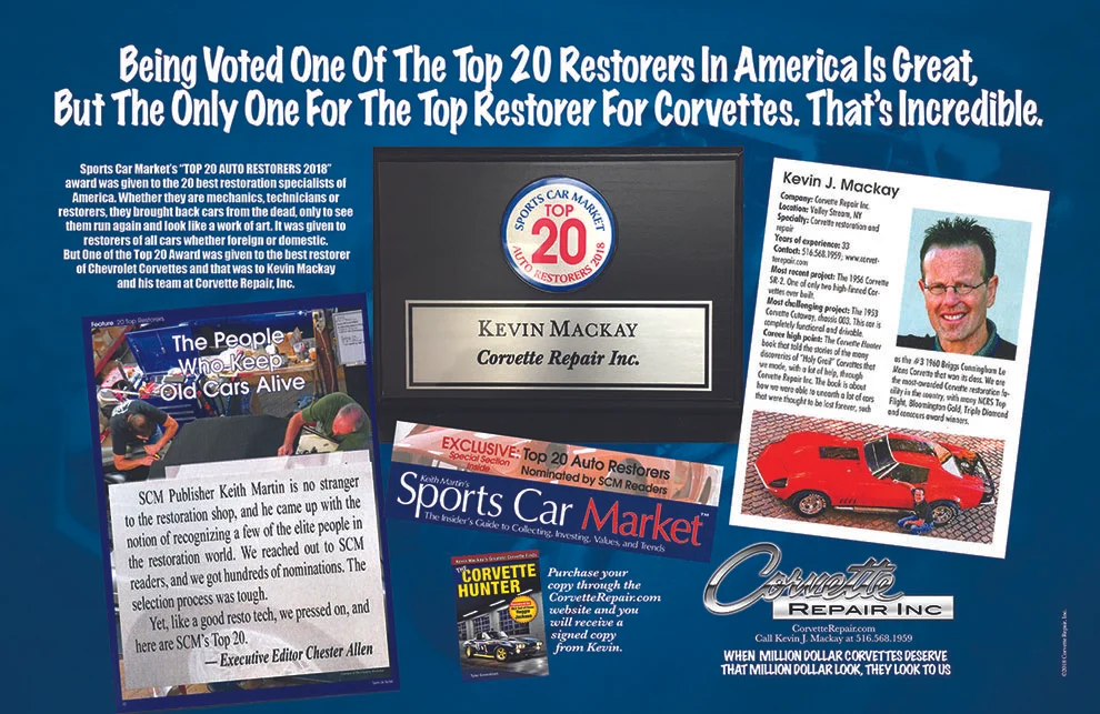 Kevin Mackay Bio — Corvette Repair Inc. — America's Premier Corvette ...