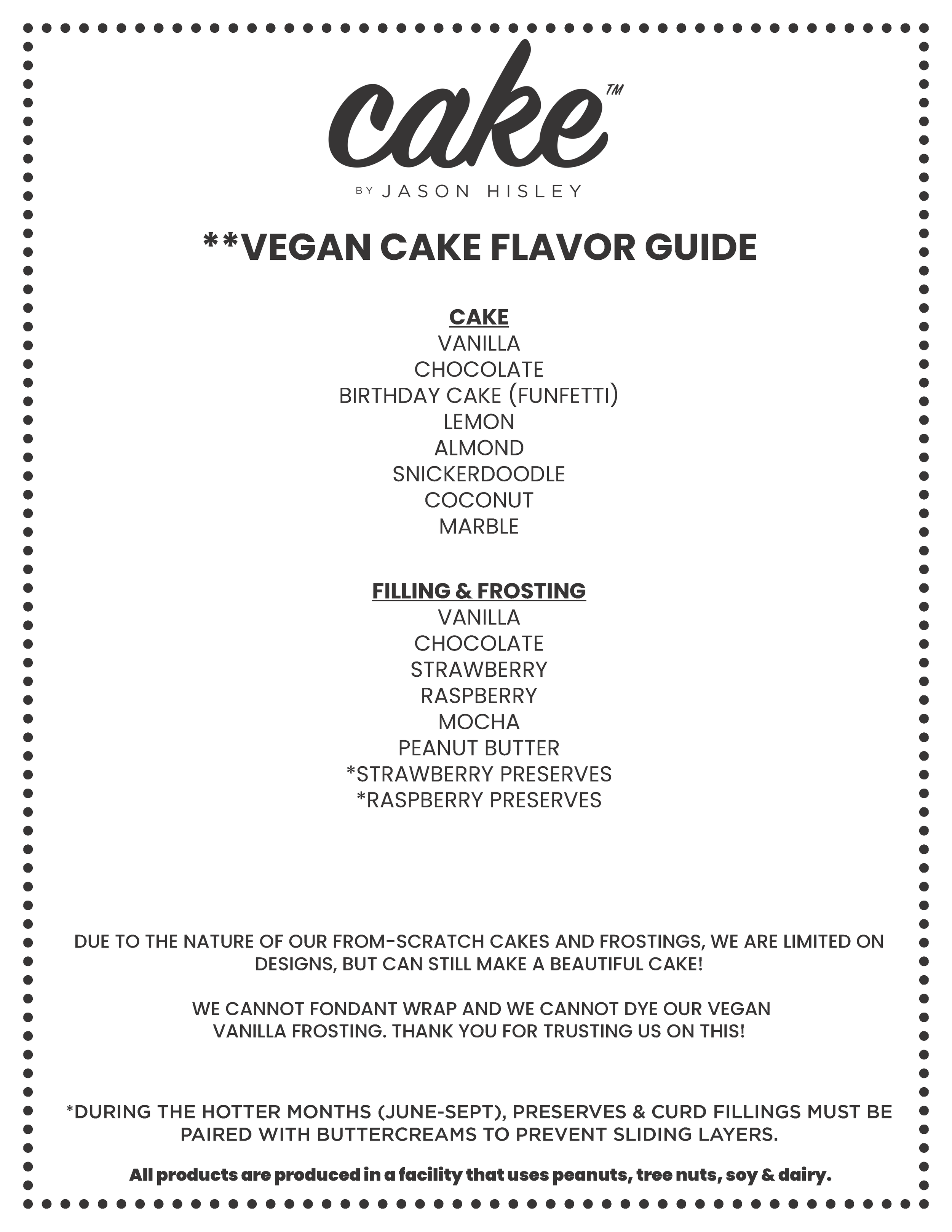 Flavor Guides — Cake™ by Jason Hisley