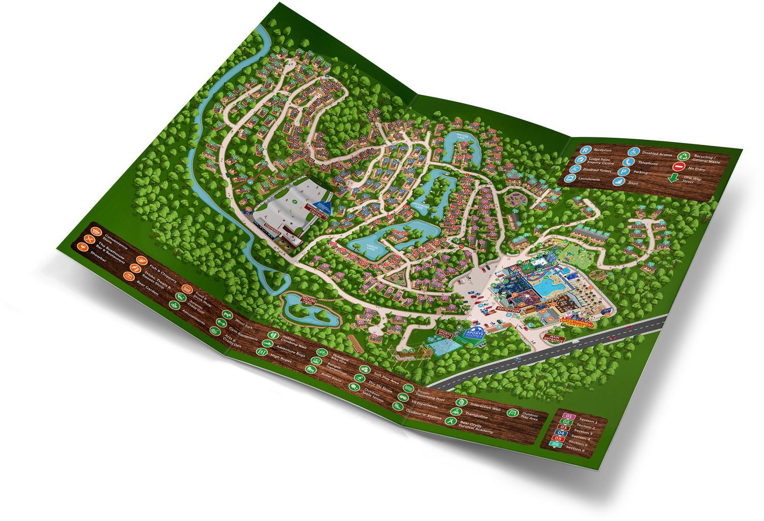 Parkdean Map Illustration — Erik Jensen