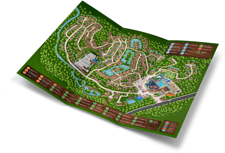 Parkdean Map Illustration — Erik Jensen