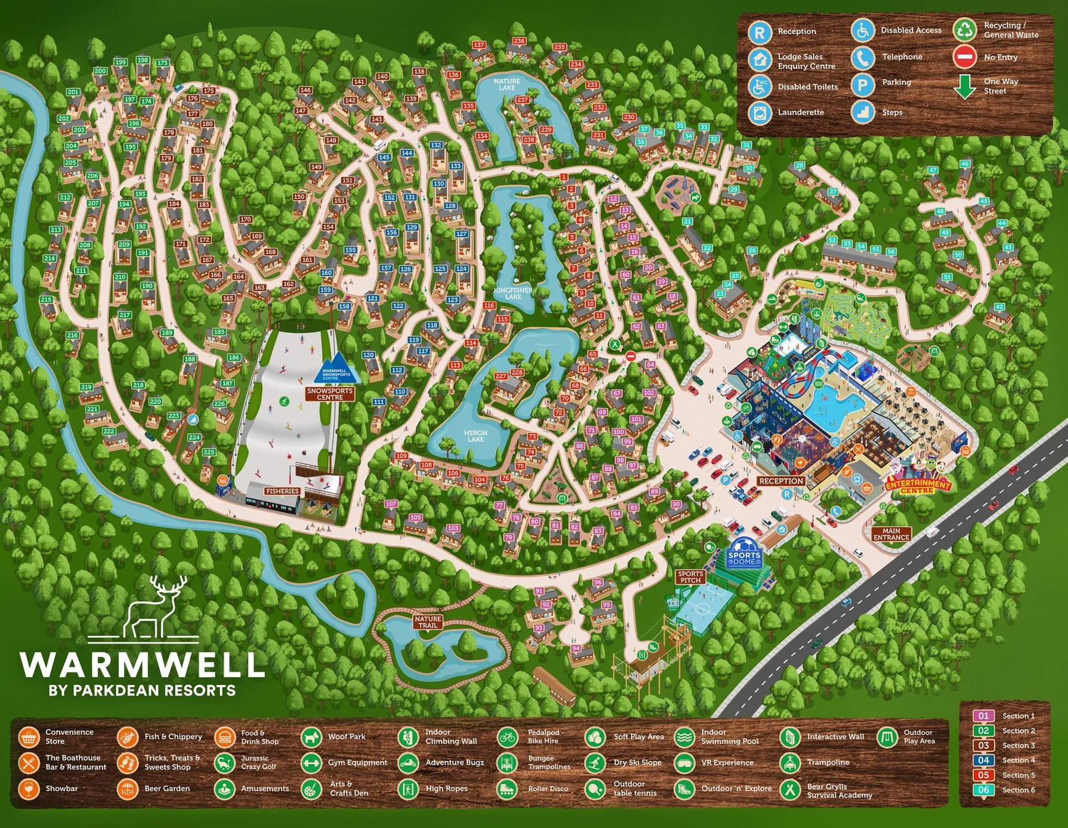 Parkdean Map Illustration — Erik Jensen