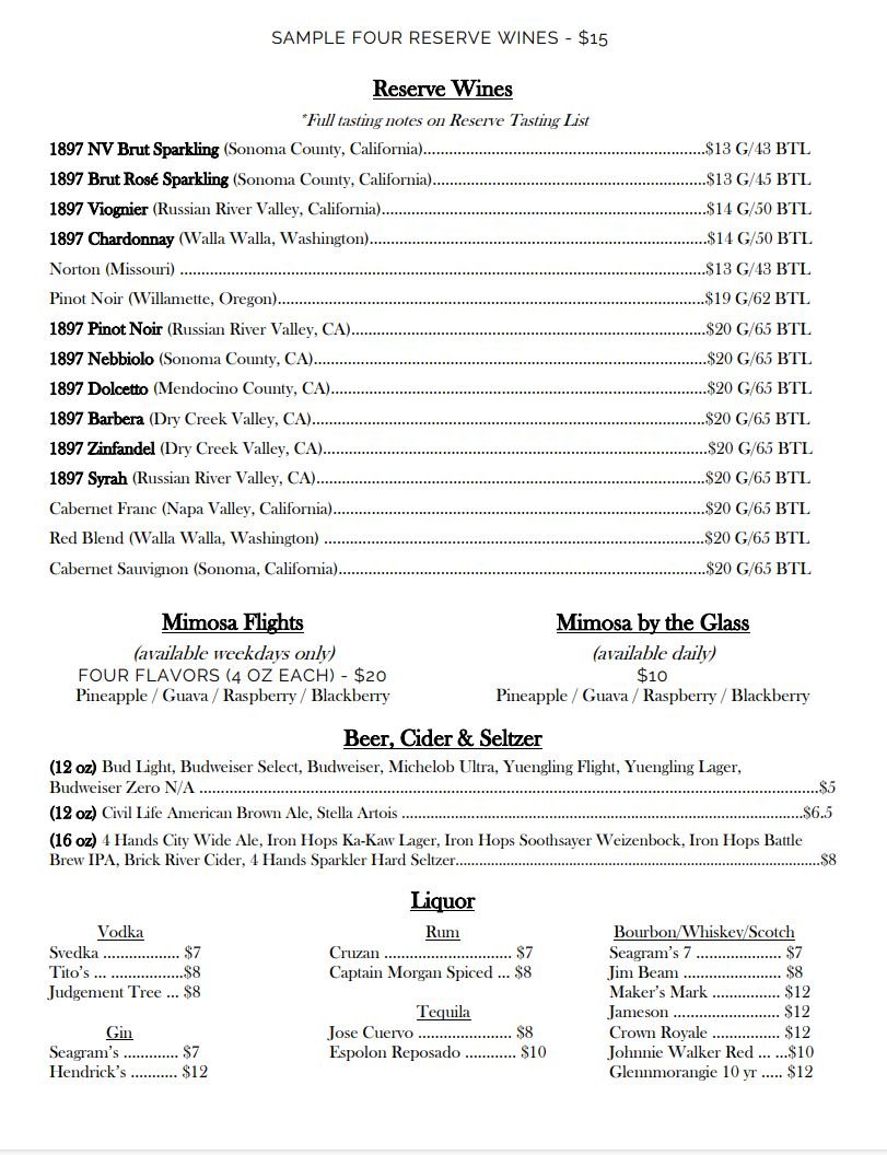 WINE — Defiance Ridge Vineyards