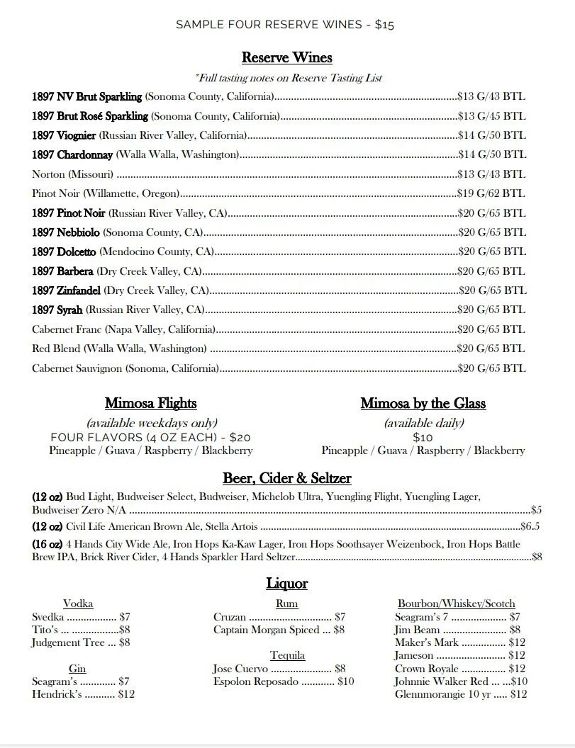 WINE — Defiance Ridge Vineyards