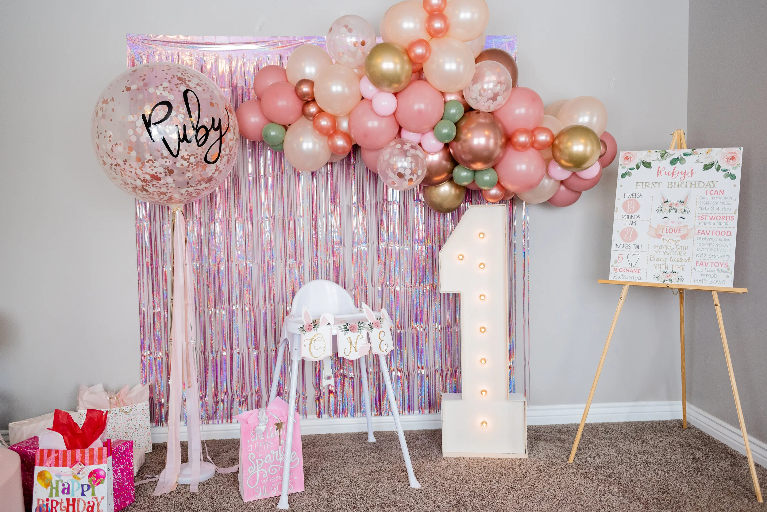 Some BUNNY is ONE! Ruby's 1st Birthday Party — MEGAN THE VEGAN MOM