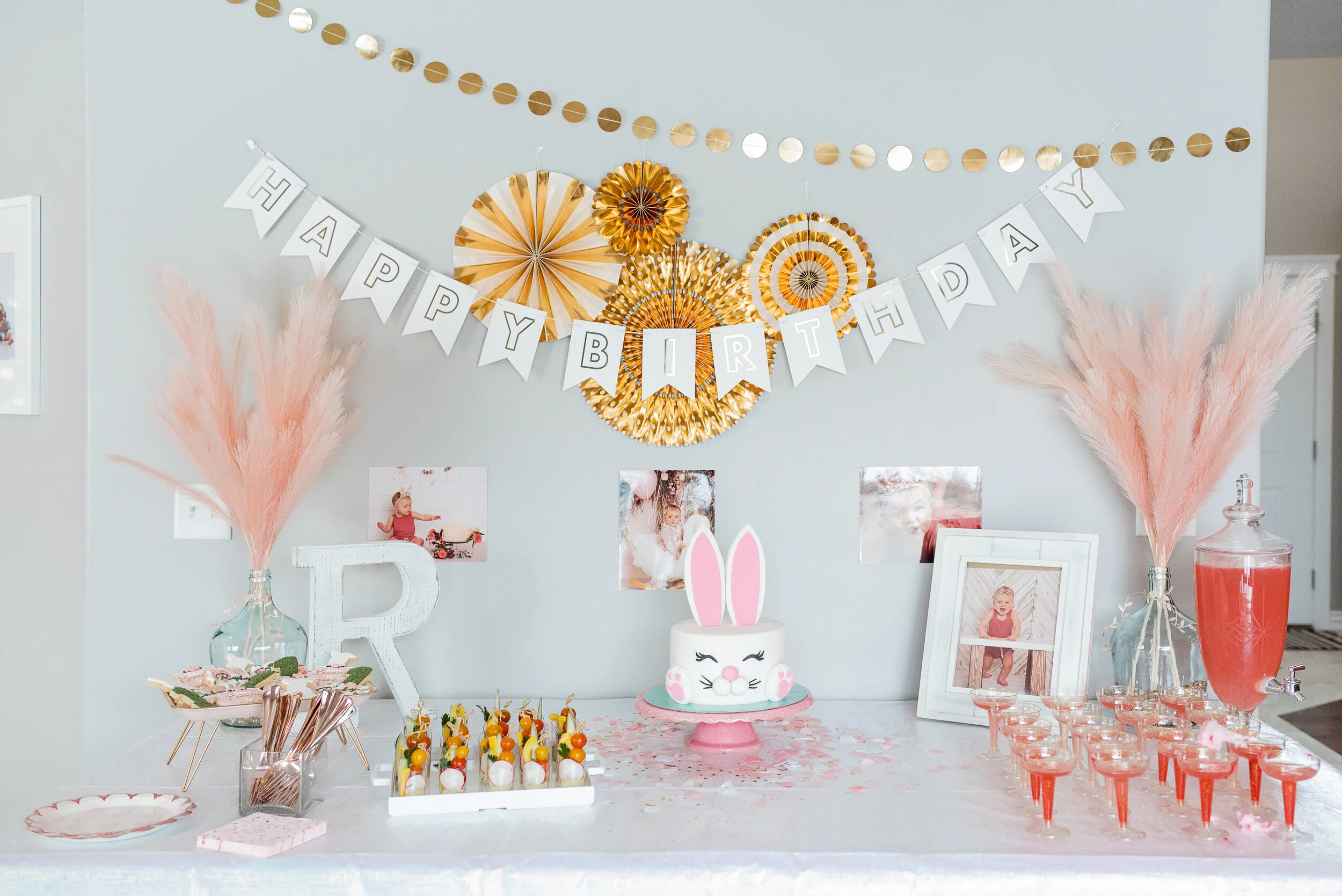 Some BUNNY is ONE! Ruby's 1st Birthday Party — MEGAN THE VEGAN MOM