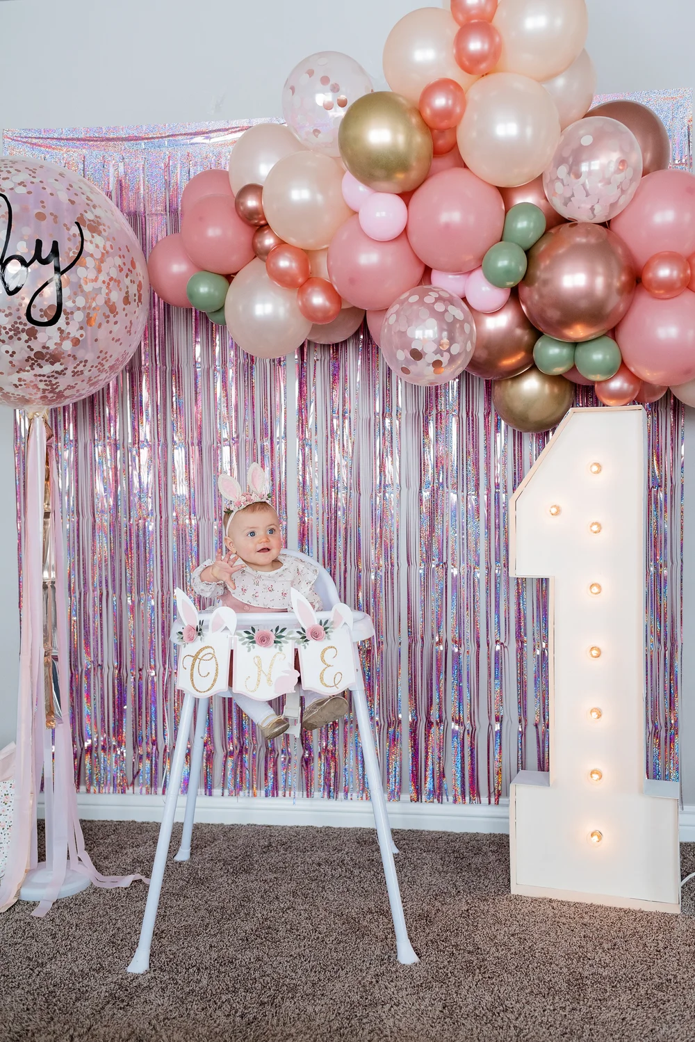 Some BUNNY is ONE! Ruby's 1st Birthday Party — MEGAN THE VEGAN MOM