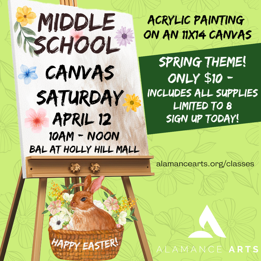 Art and Craft Classes Offered by Alamance Arts — Alamance Arts