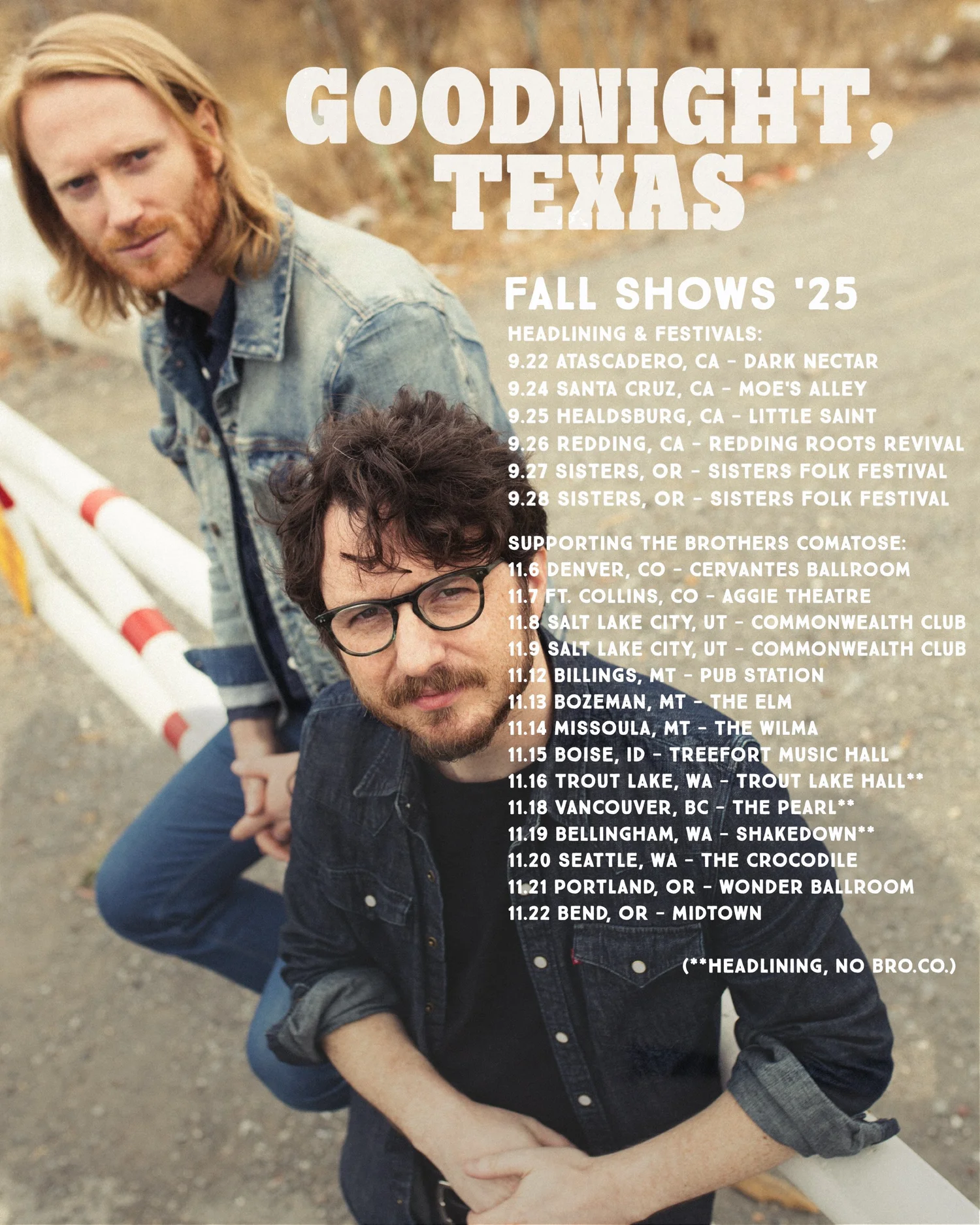 Goodnight, Texas (The Band) Homepage — Goodnight, Texas