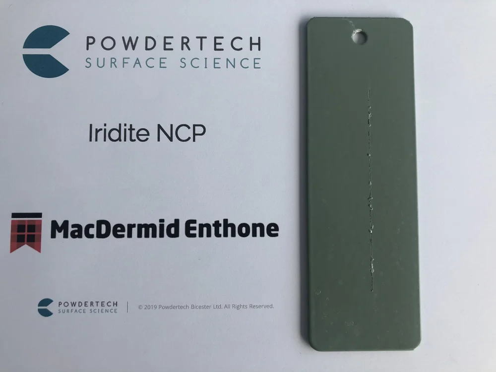 Top Marks for our Iridite NCP process. | Powdertech Surface Science