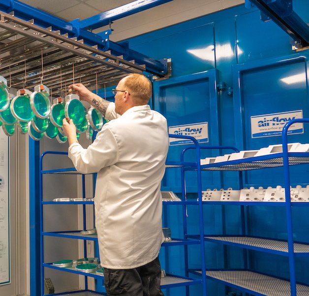 Advanced power coating facility | Powdertech Surface Science