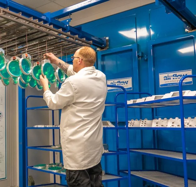 Advanced power coating facility | Powdertech Surface Science