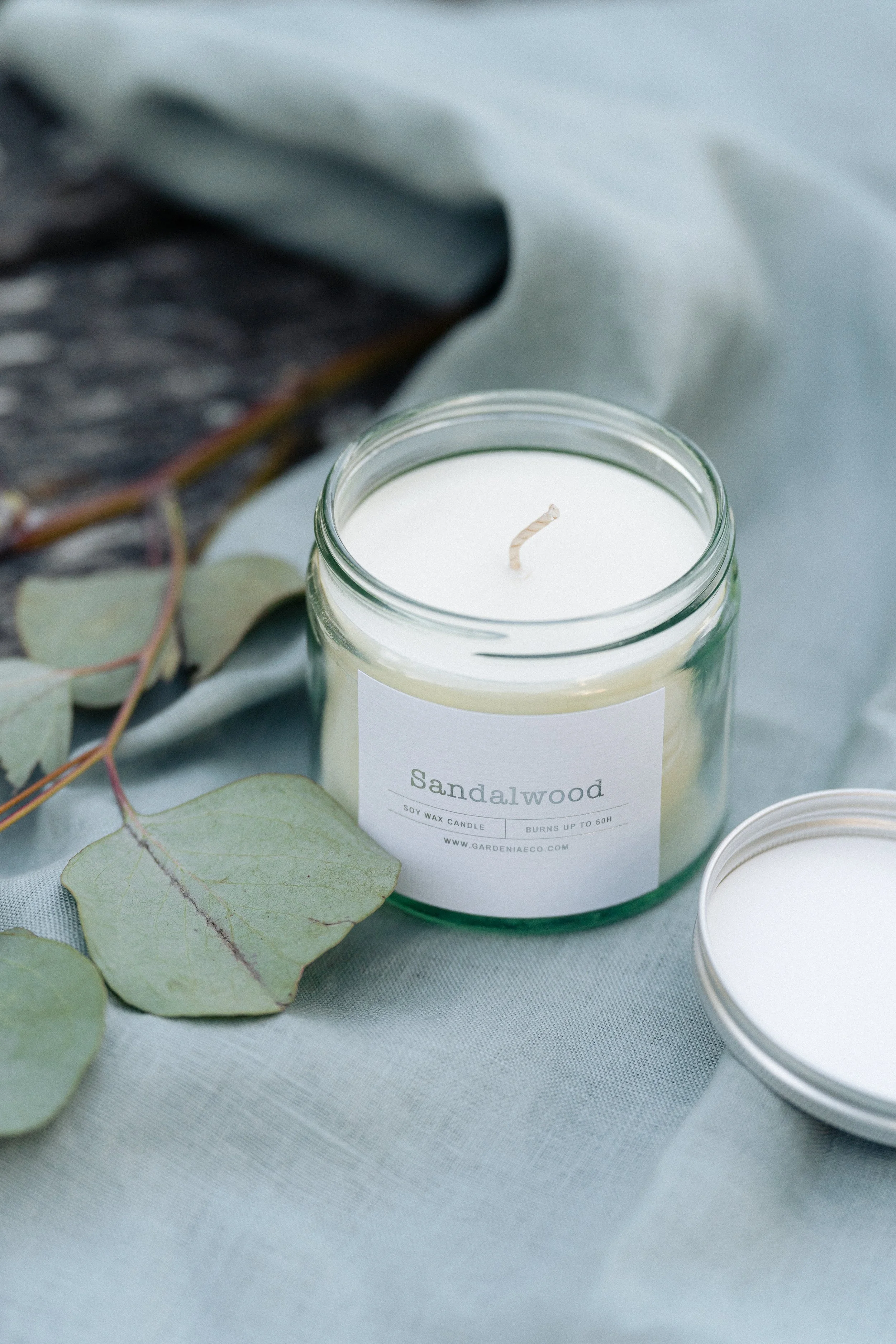 Aromātiskā svece Sandalwood — Gardenia Eco – Sveces no eko sojas un ...