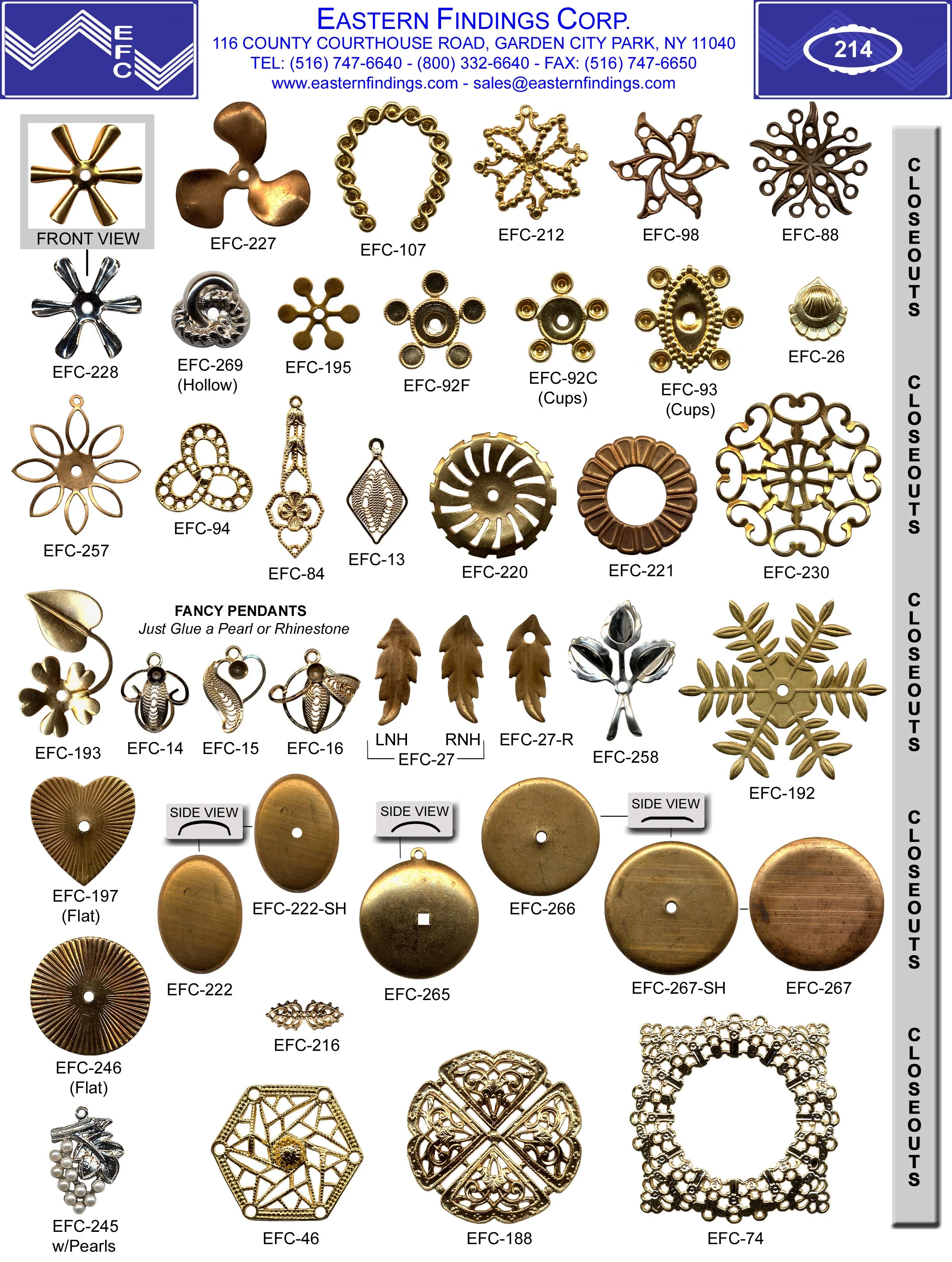 Leaf & Floral — EASTERN FINDINGS