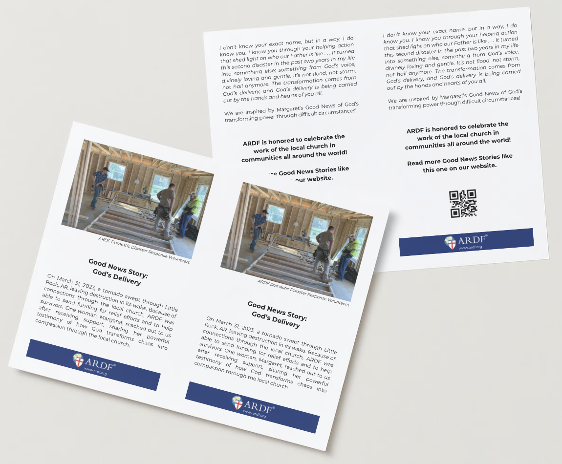 Good News Story: God's Delivery — The Anglican Relief and Development Fund