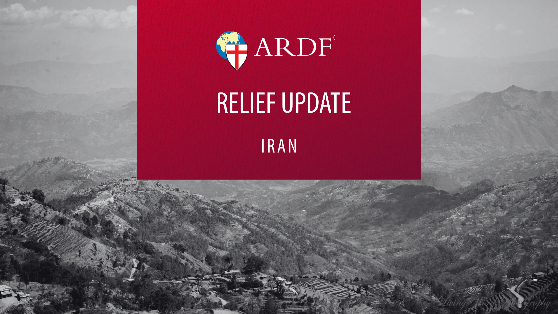 Relief Update: Iran — The Anglican Relief and Development Fund