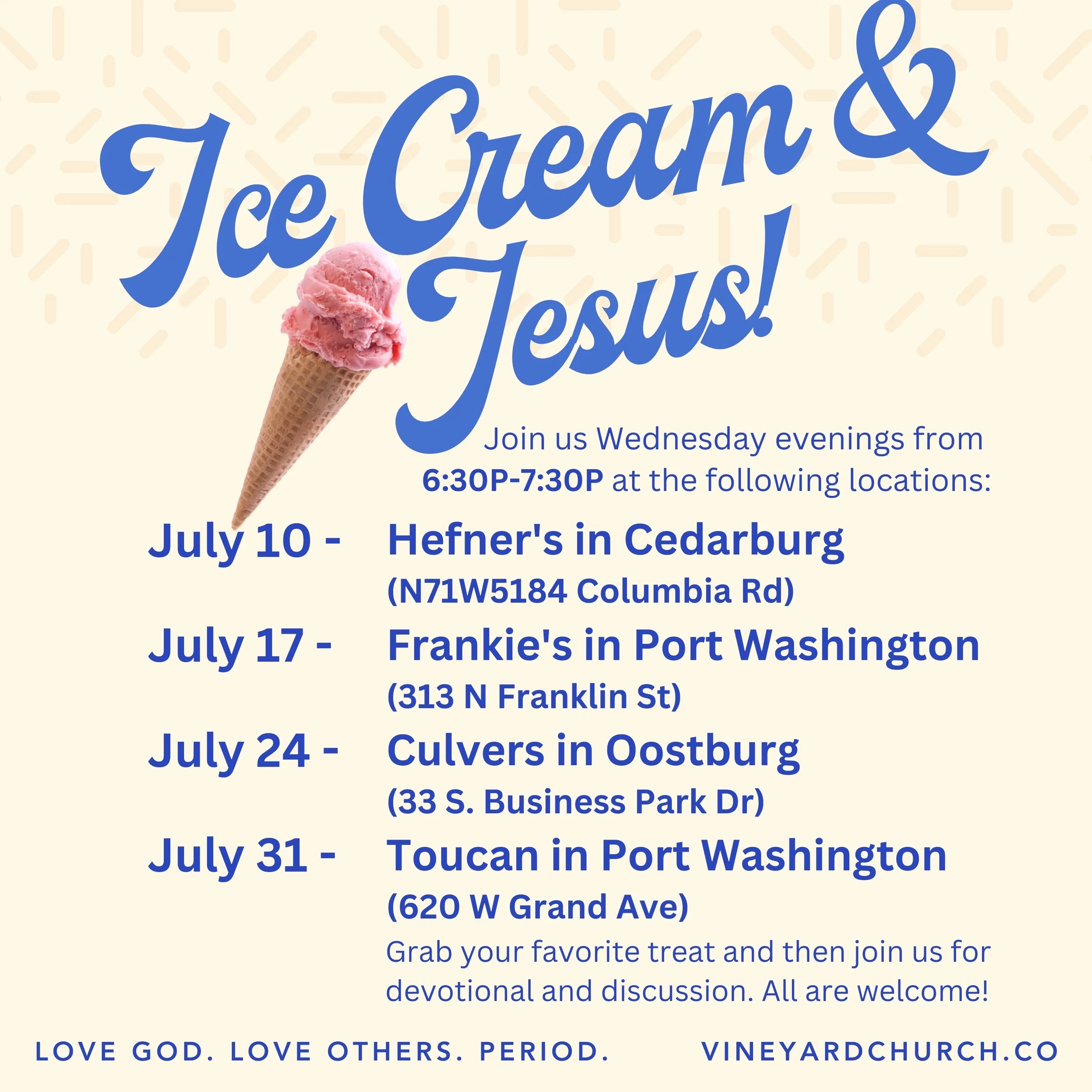 Events | Vineyard Church | Grafton, WI — VINEYARD CHURCH