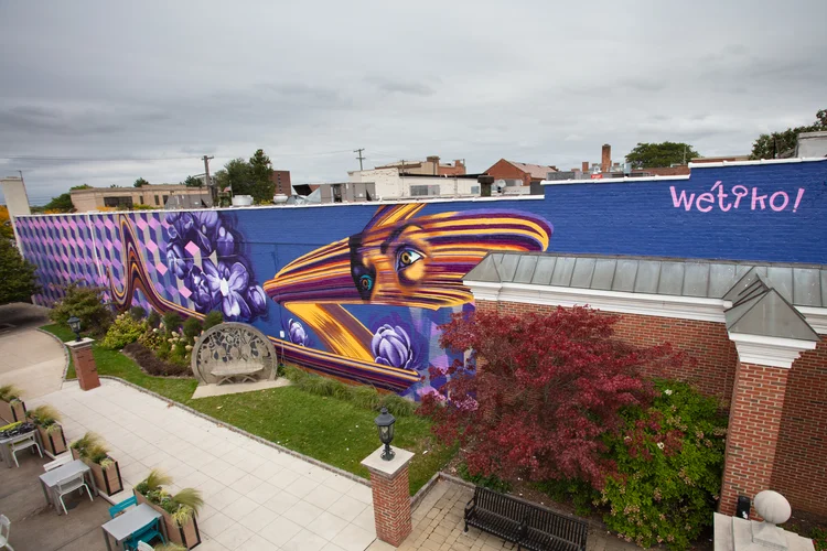 Pocket Park Mural — Wetiko