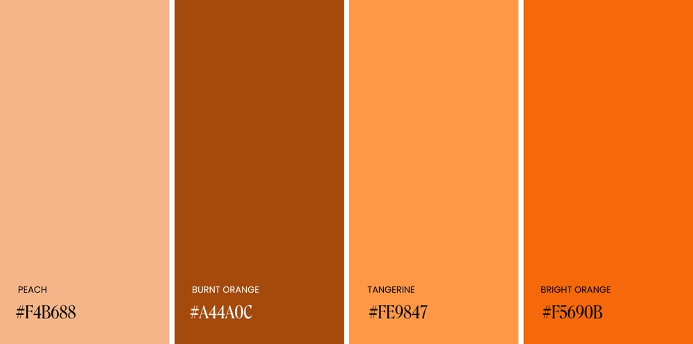 Orange in Branding: The Psychology of Colour — Cedar + Mint Co. Web ...