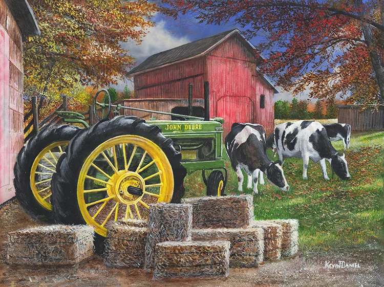 John Deere Tractor Paintings