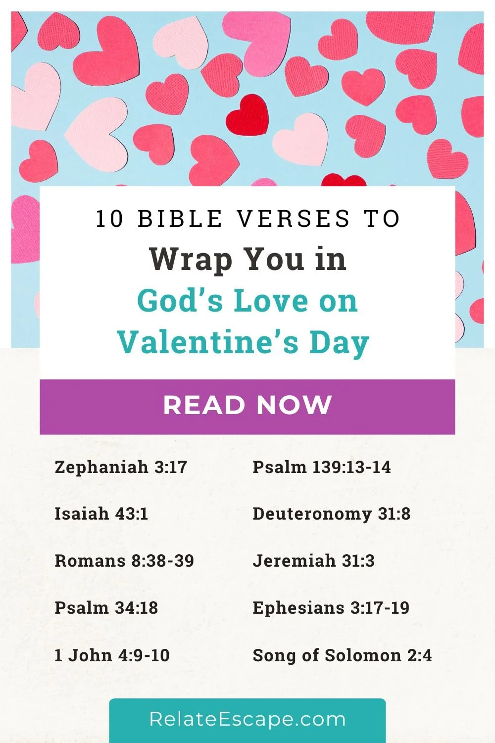 Relate Escape — 10 Bible Verses to Wrap You in God’s Love on Valentine ...