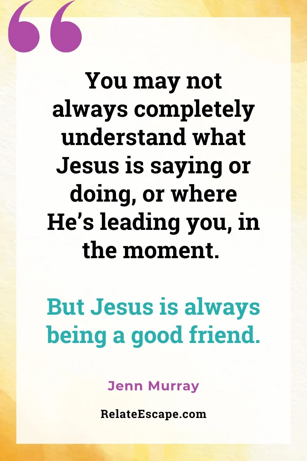 Relate Escape — 4 Ways Jesus’s Friendship Reflects His Deep Love for You