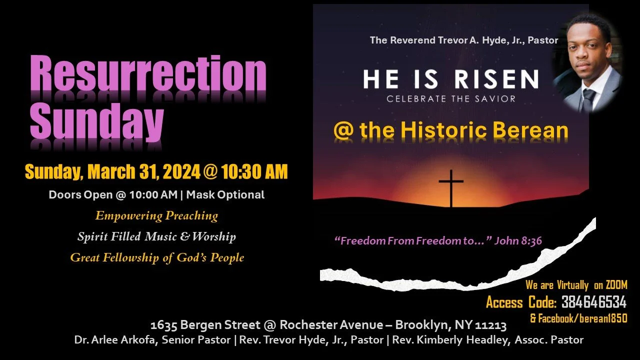 Calendar — The Historic Berean Baptist Church