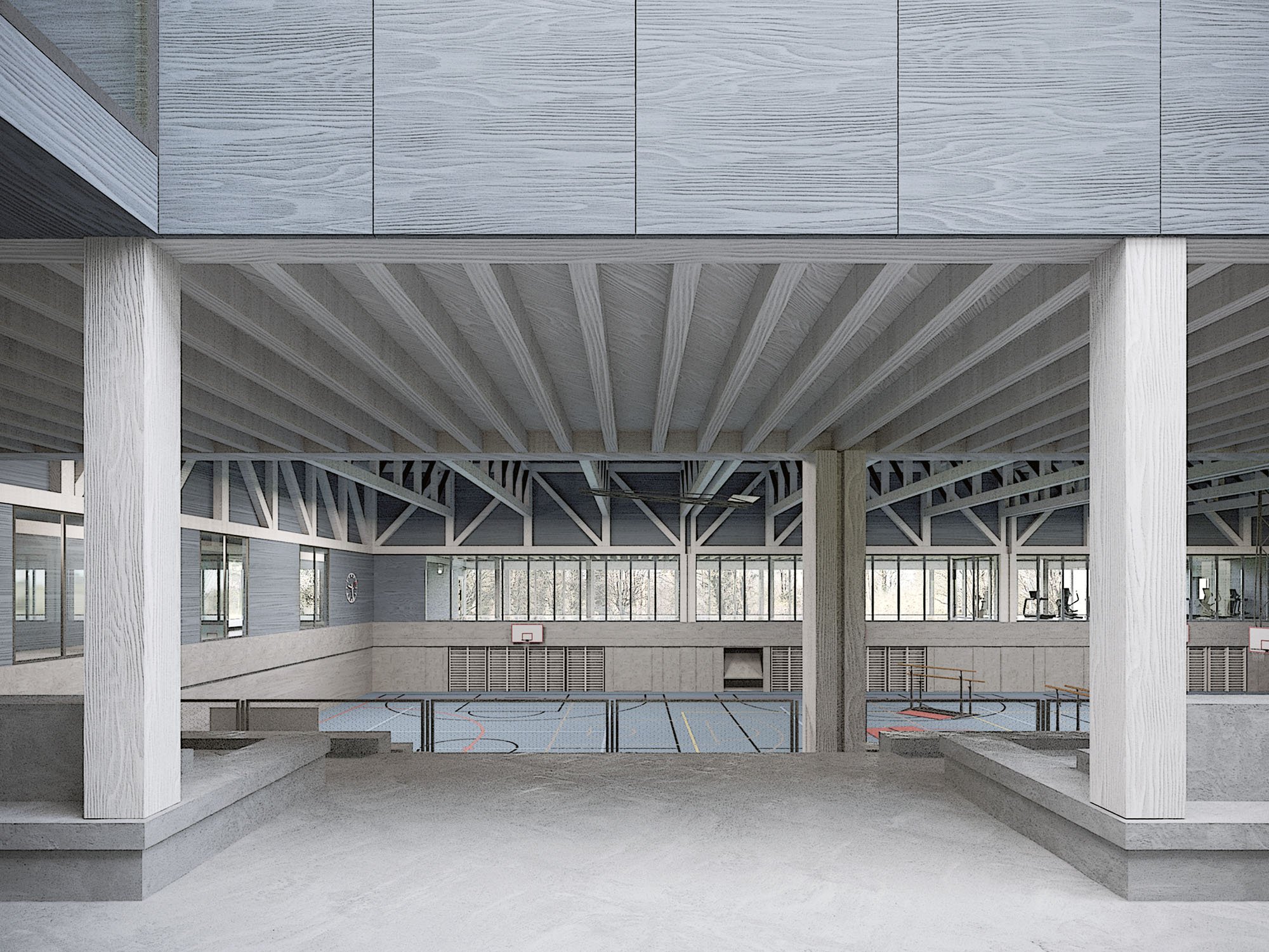 Sportzentrum Zürich-Witikon ZH — Stefan Roggo und Christoph Widmer ...