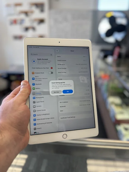 Apple iPad 8th Gen iOS 26 — Jeremiah's Computer Store And Repairs LLC