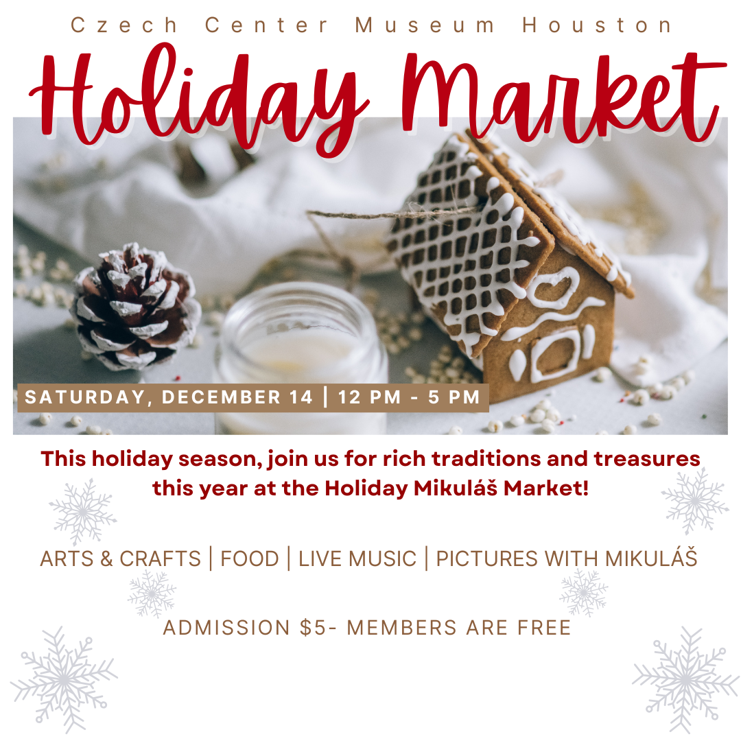 CCMH Mikuláš Holiday Market Czech Center Museum Houston — a meeting ...