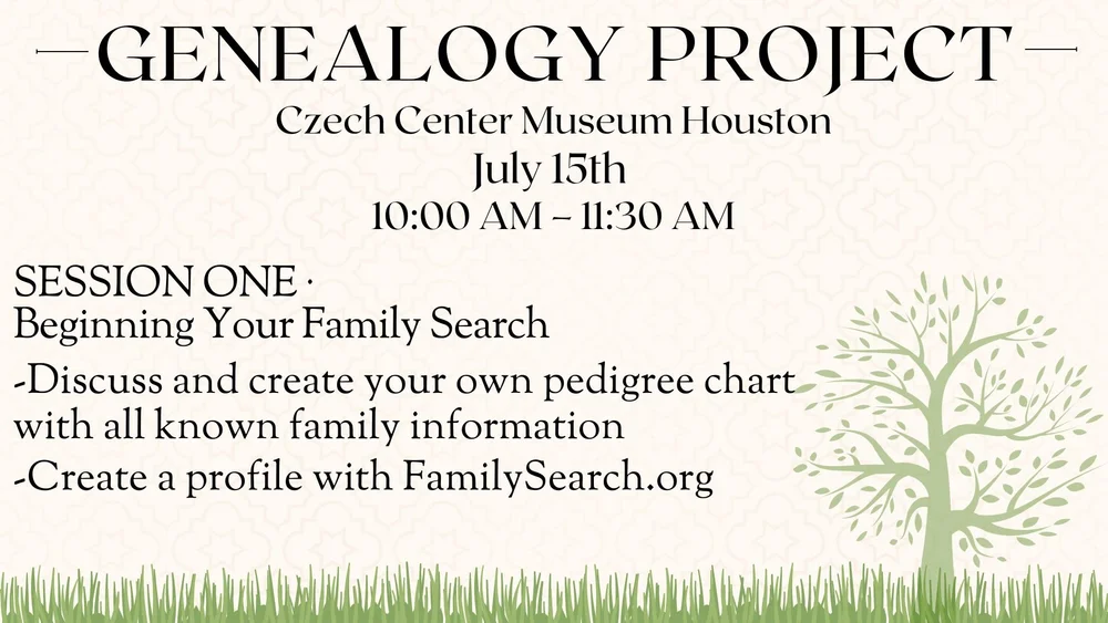 Genealogy Series - Beginning Your Family Search - Session One Czech ...