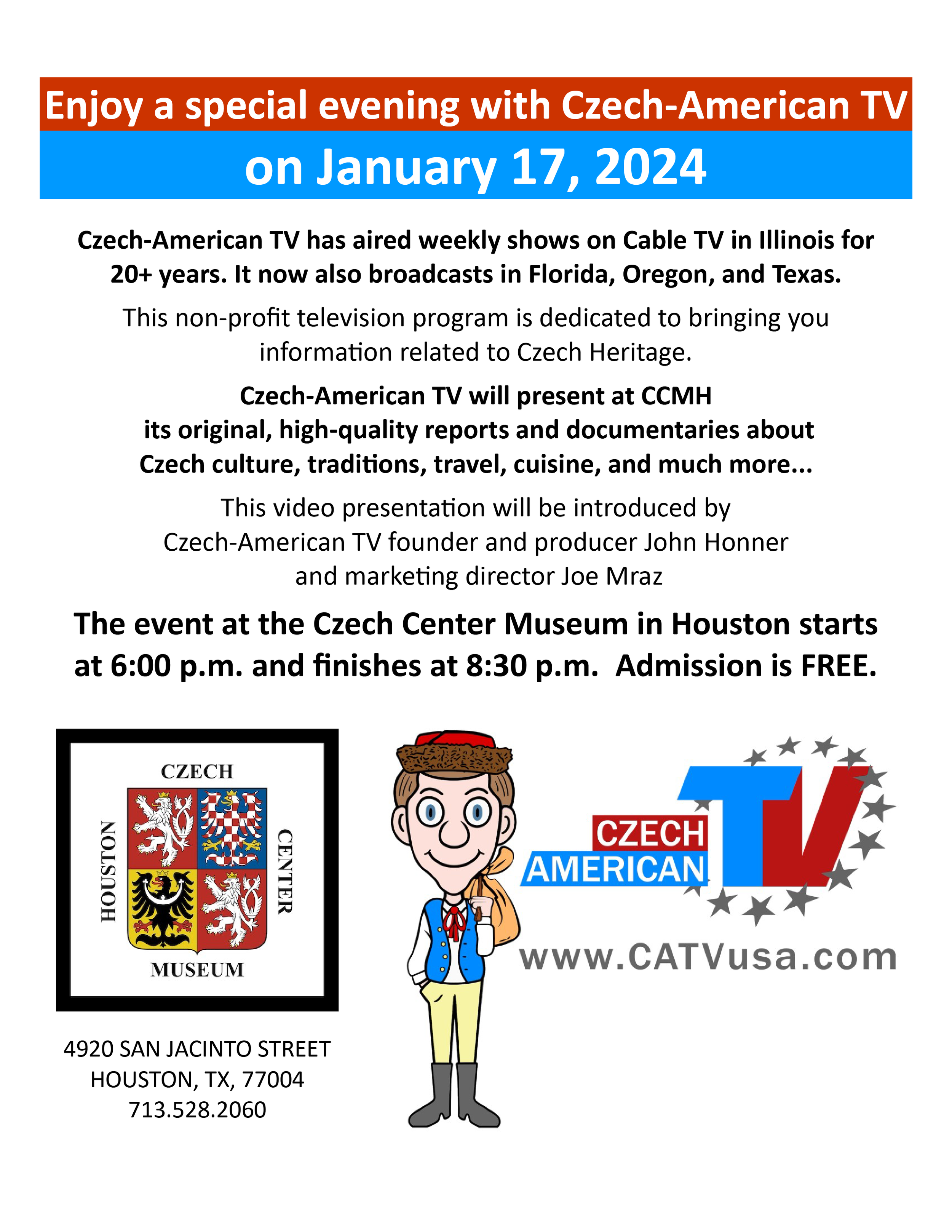Houston Museum: Fun events at Czech Center Museum Houston - Museum ...