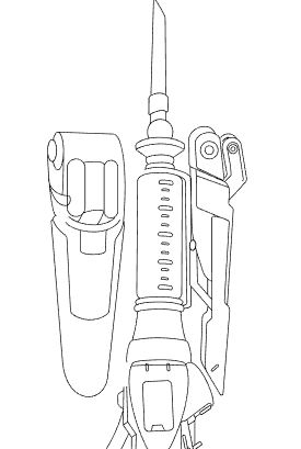 Mercy Staff (Combat Medic Ziegler skin) Overwatch- Blueprint — Tiffany ...
