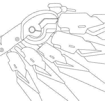 Mercy's Wings (Combat Medic Ziegler skin) Overwatch- Blueprint ...